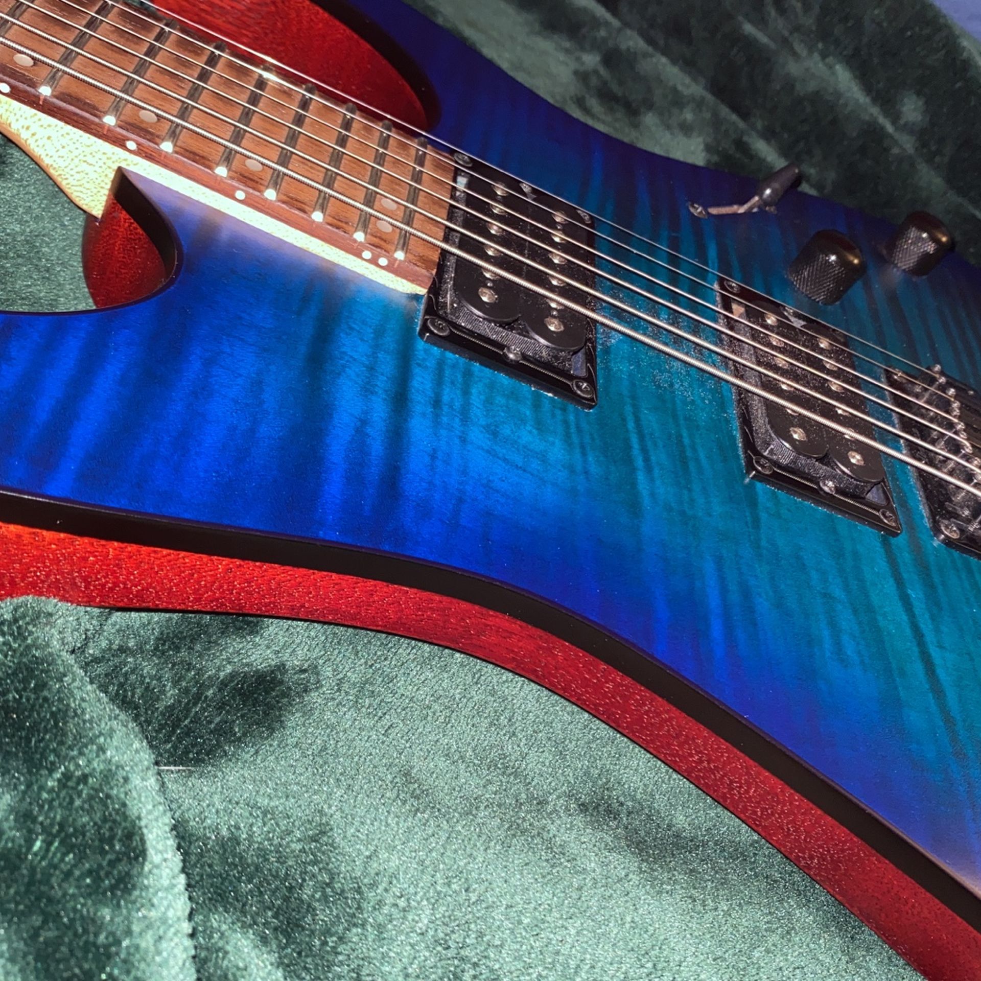 Ibanez RG Super Strat Stratocaster Beautiful Blue Jem Double Humbucker ...