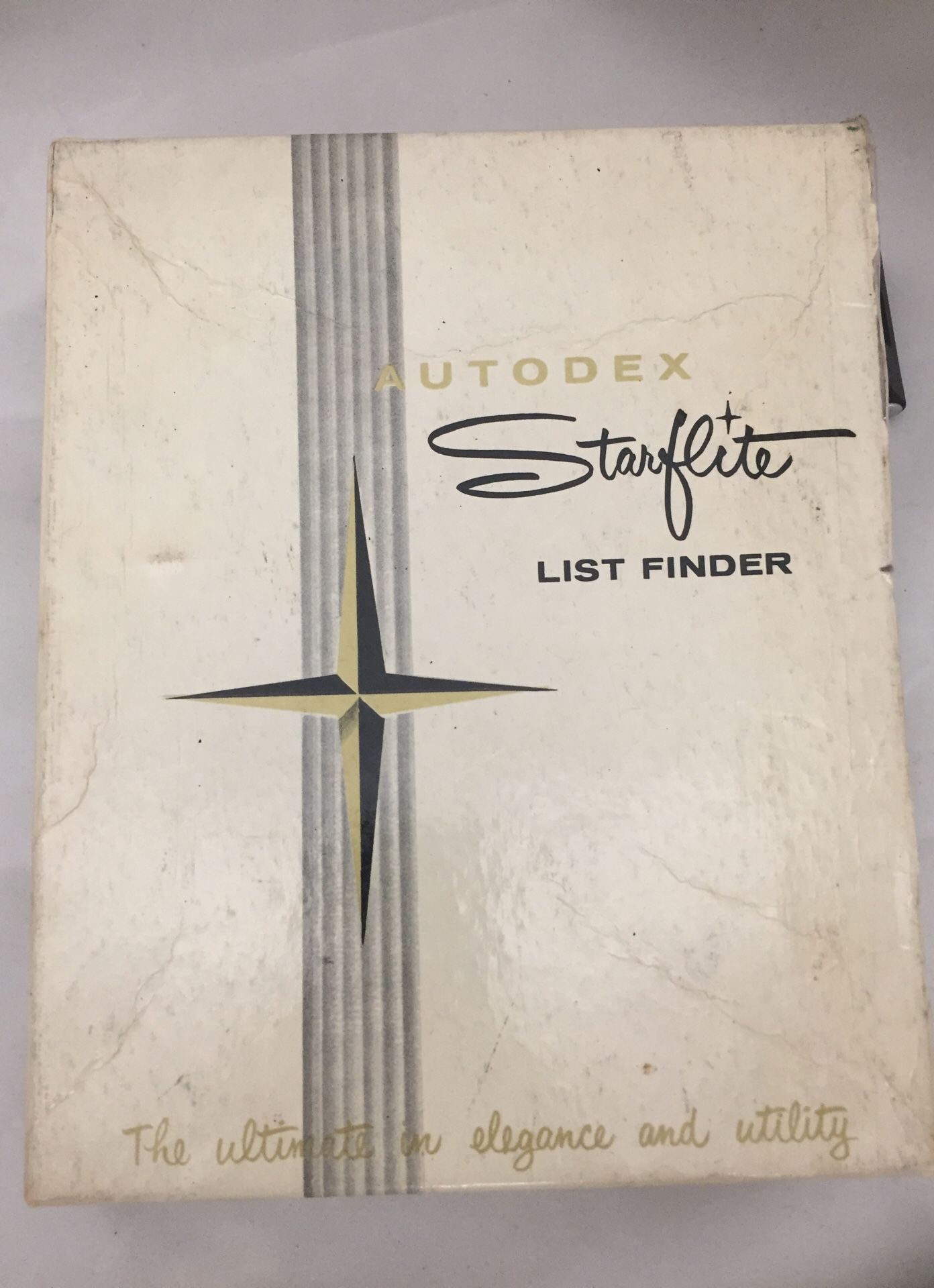 Vintage 1960's Zephyr Starflite Autodex List Finder Model S-800 for ...