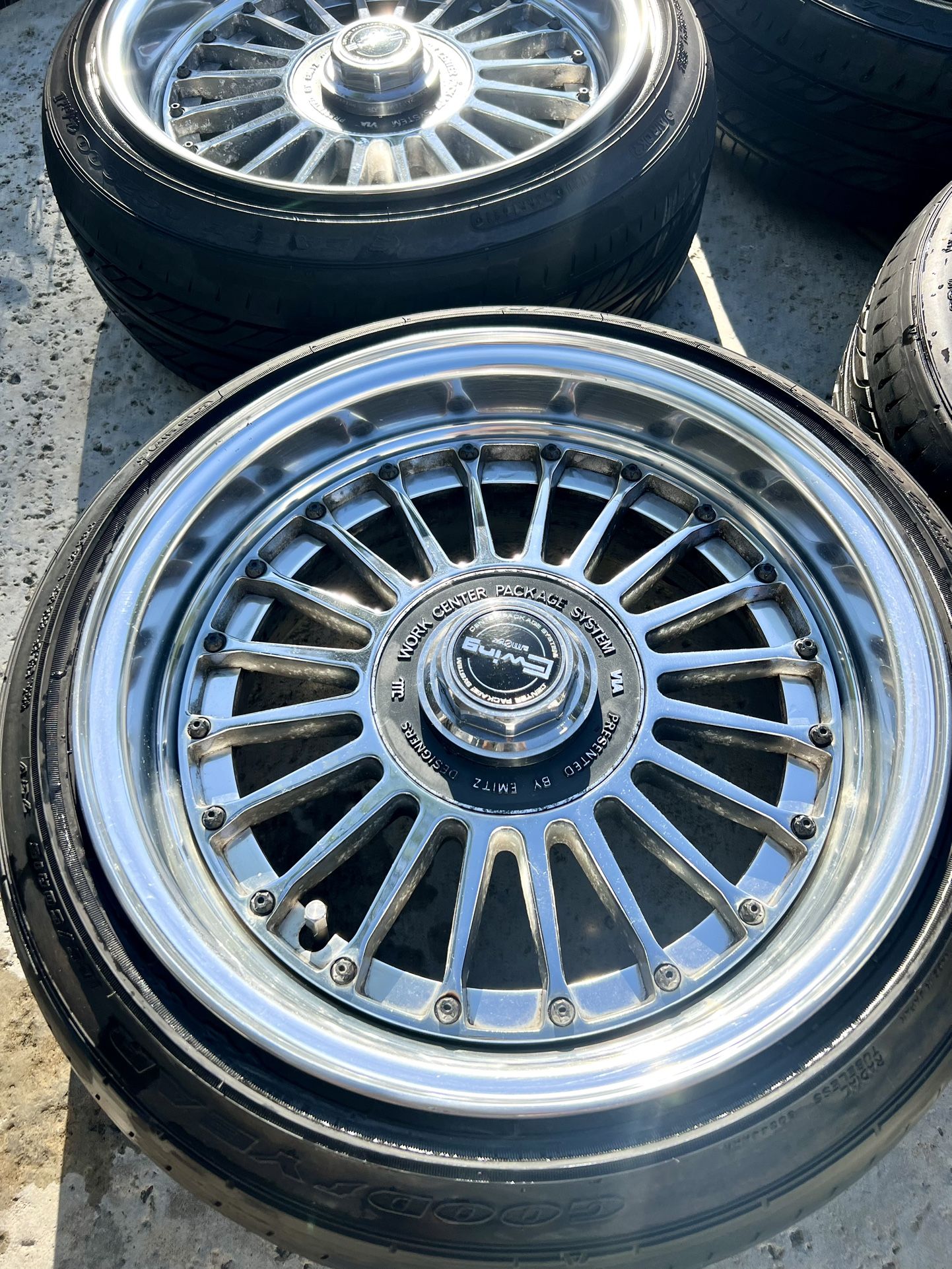 Work Ewing Fins Super Fin Jdm Wheels 15 Inch 15x7 for Sale in Fullerton ...