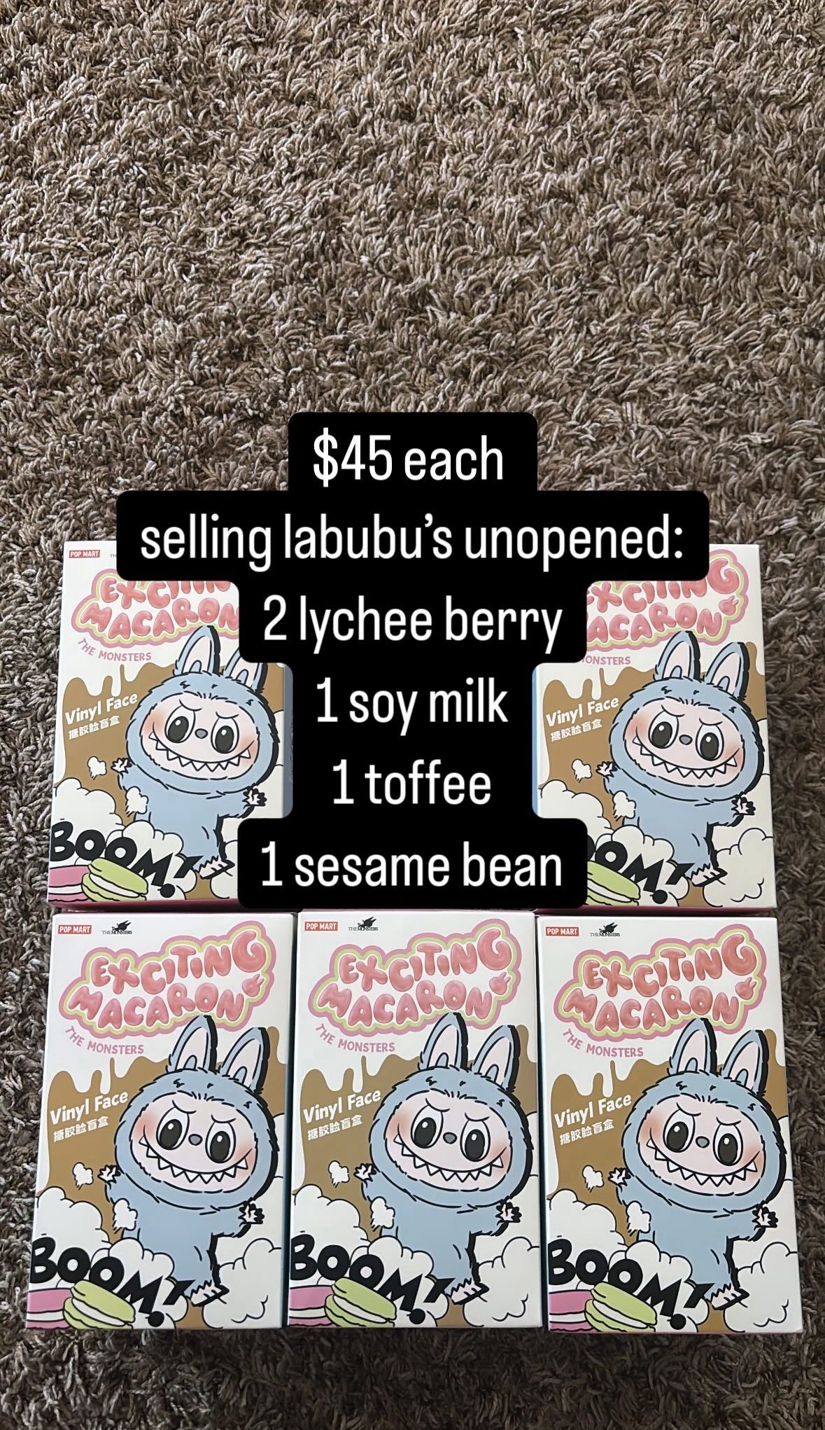 REAL Labubu (Whole Set available) for Sale in Victorville, CA - OfferUp