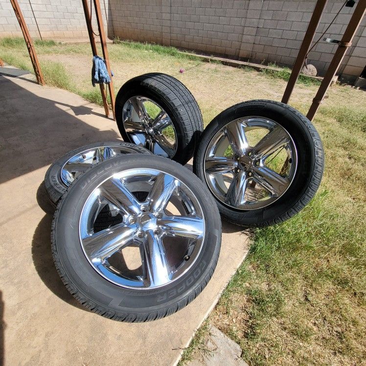 Dodge Rim & Tire 265 50 R20 for Sale in Phoenix, AZ - OfferUp