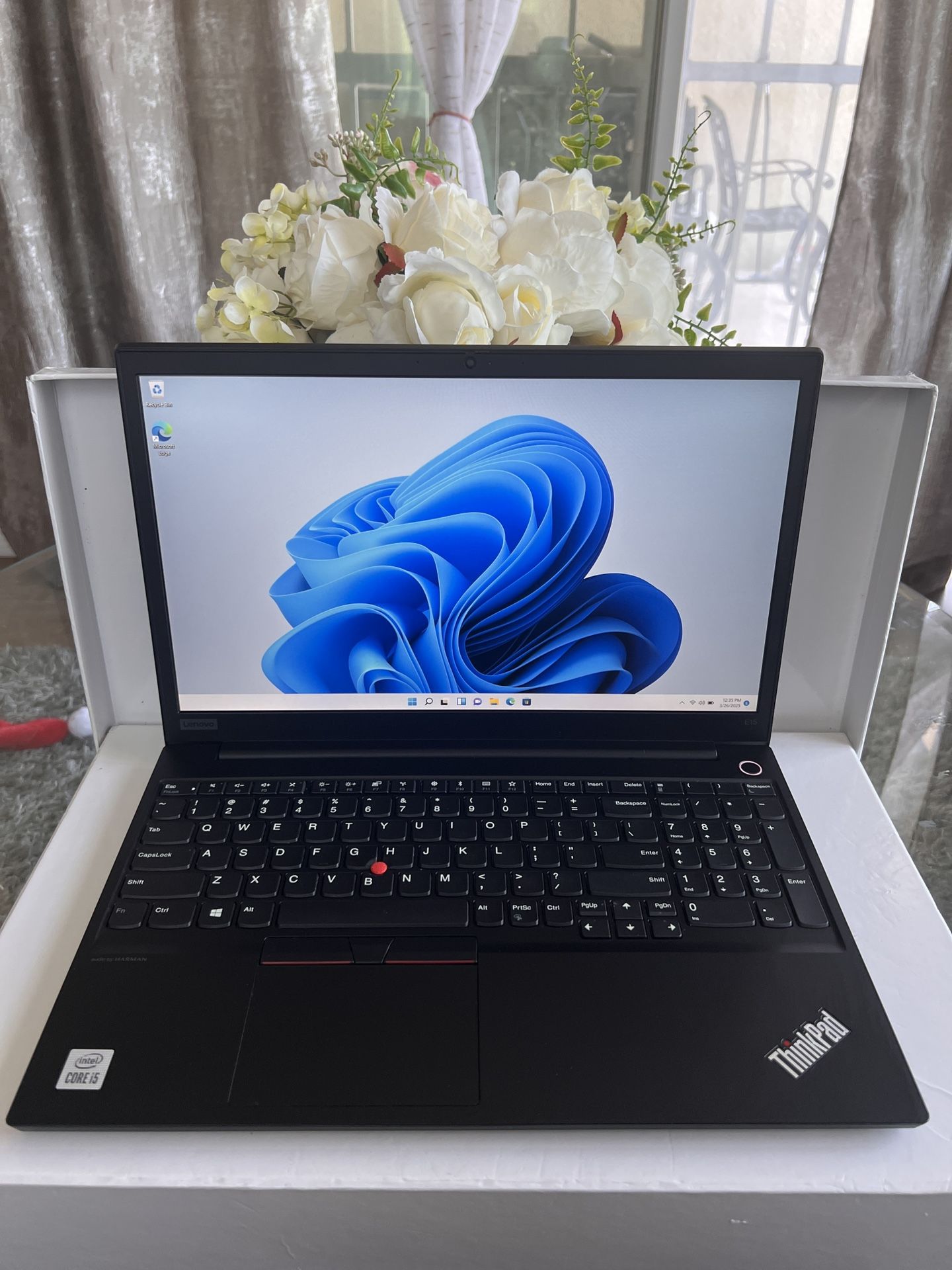 Lenovo Thinkpad E15 Laptop Notebook Intel Core i5 10th Gen 8GB RAM 256GB SSD 15.6” Windows 11 ...