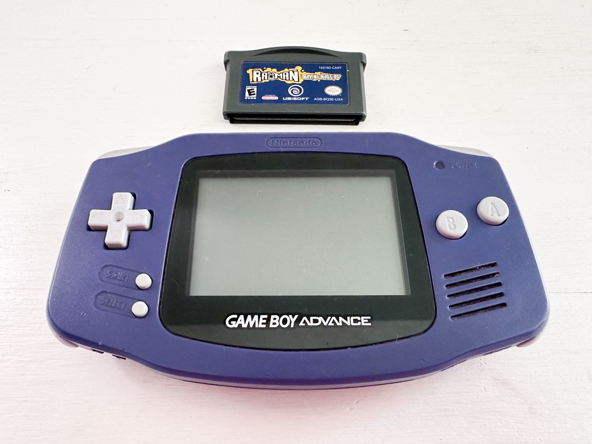 Nintendo GameBoy Advance GBA Handheld Video Game Console RARE INDIGO ...