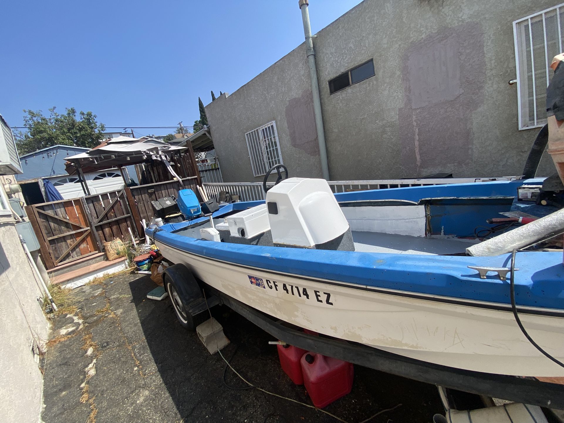 16’ Astro glide Center Console Bass Fishing Boat for Sale in Hazard, CA ...