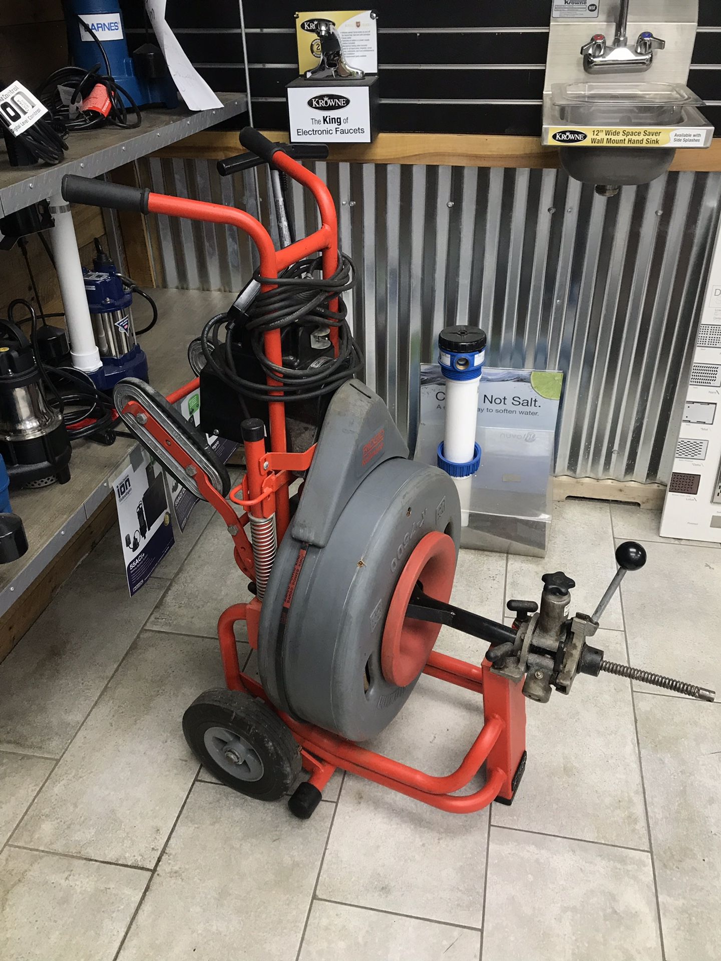 Ridgid K-7500 Rodding Machine *Like New* *100ft New Cable* for Sale in ...