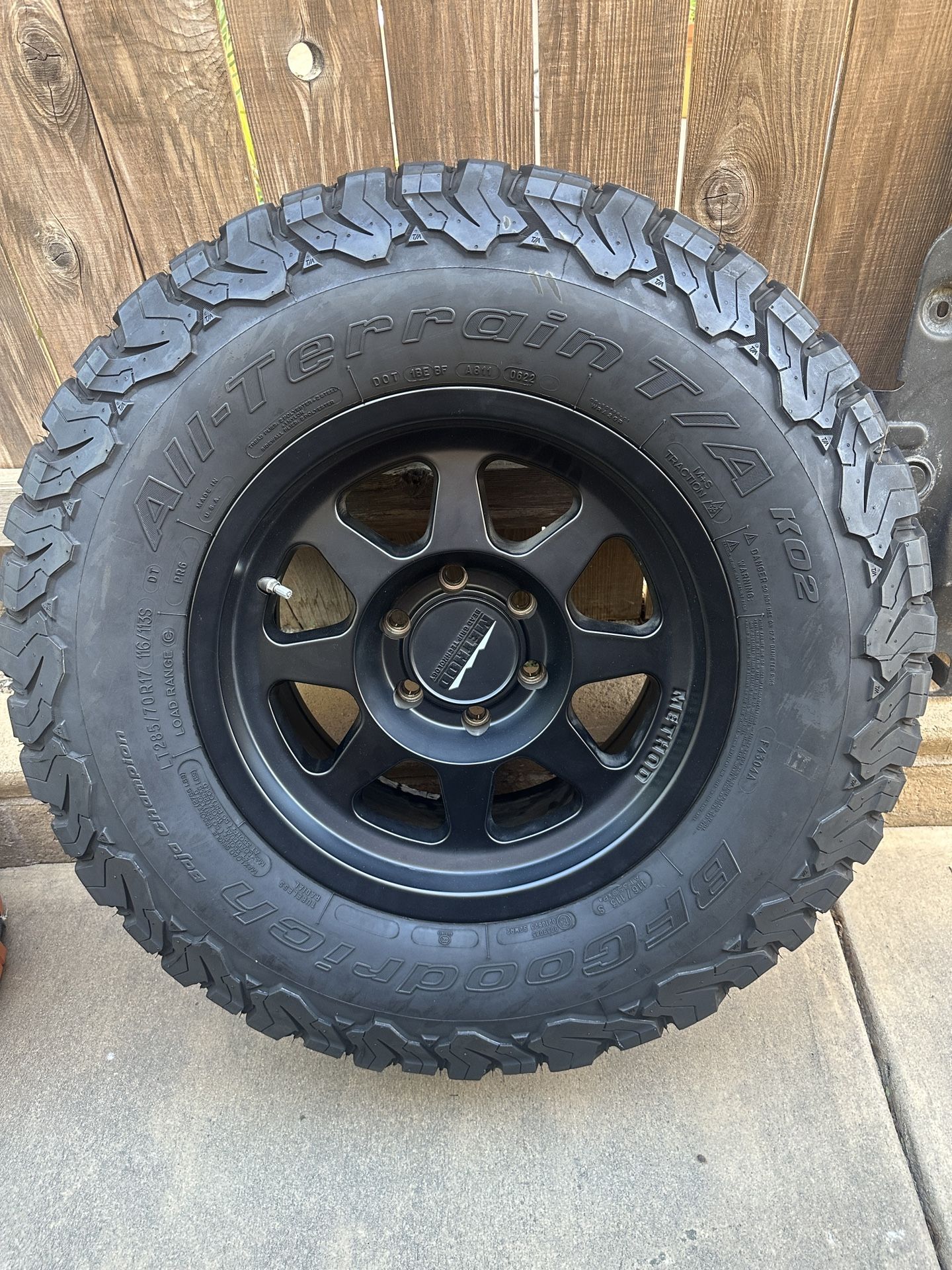 Method 701 17x 8.5 +0 285/70/17 Bfg K02 for Sale in Chula Vista, CA ...