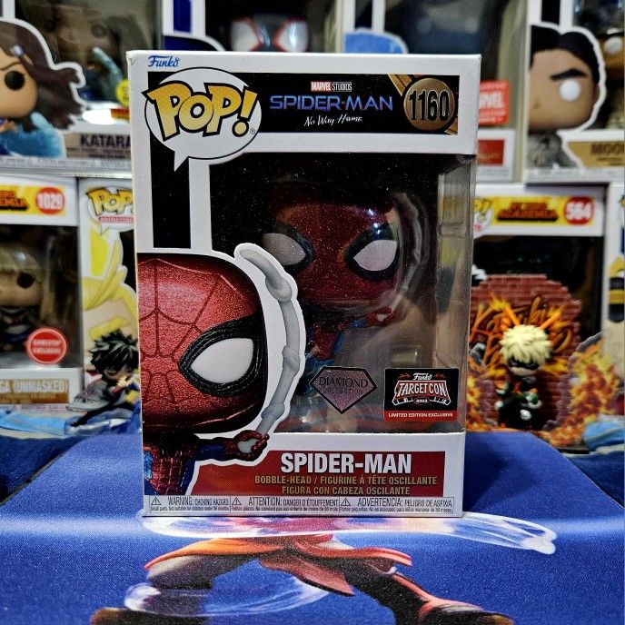 Funko Pop! Vinyl: Marvel - Spider-Man #1160 Target Con & Diamond ...