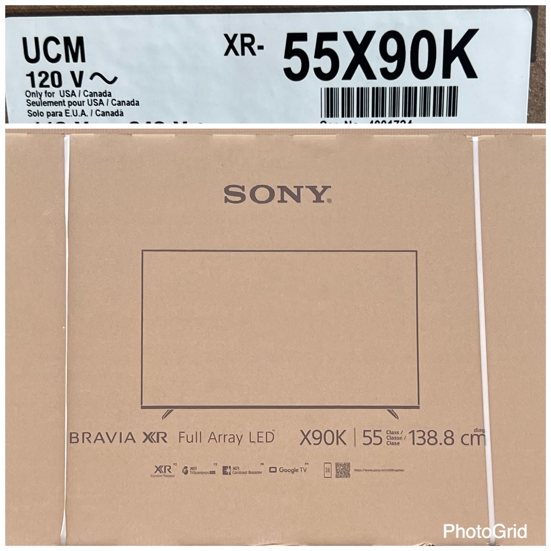 Brand New Sony - 55” Class X90K HDMI 2.1 4K HDR Smart Google TV Free Delivery 1 Yr Warranty ...