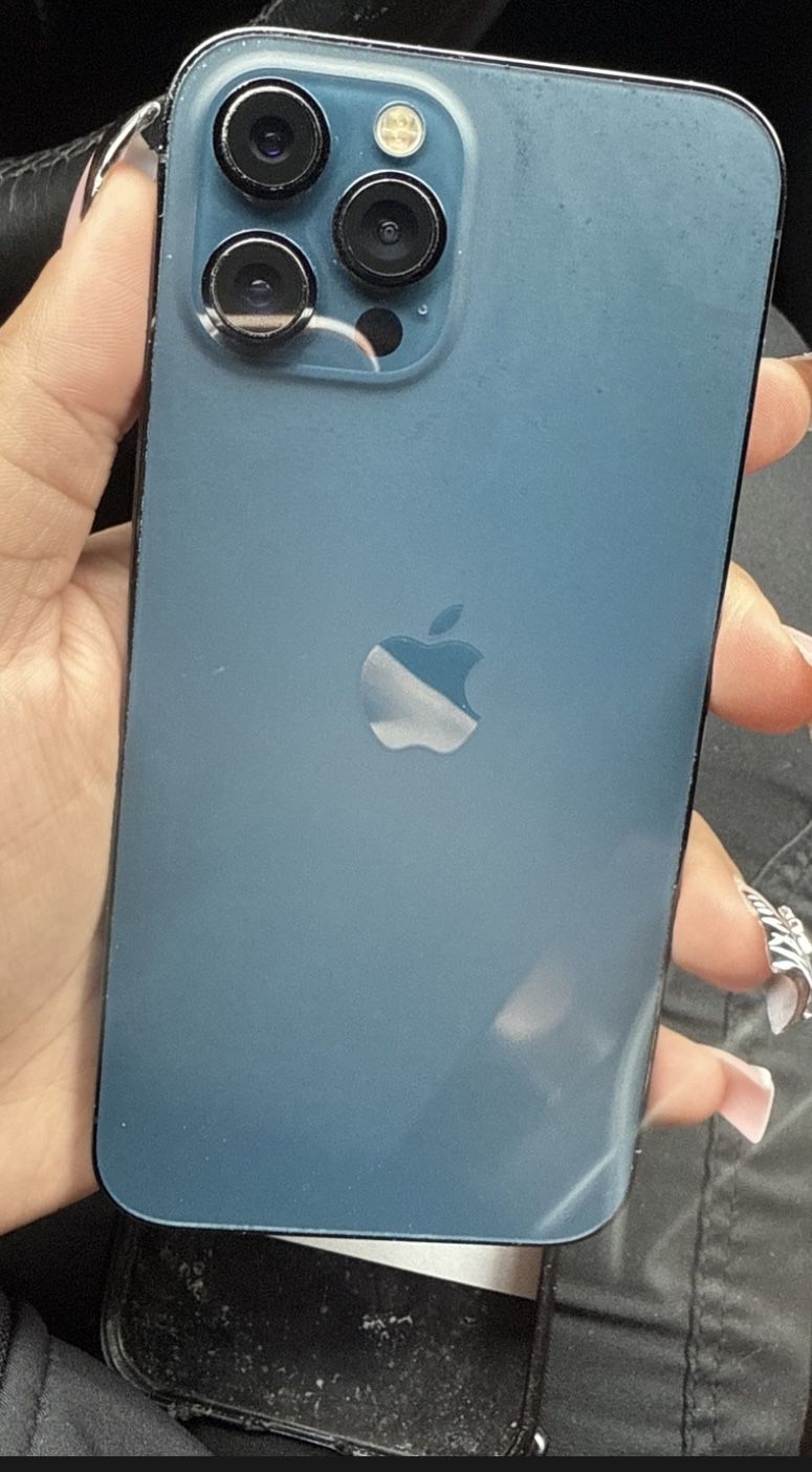 iPhone 12 Pro Max (Pacific Blue) for Sale in Queens, NY - OfferUp