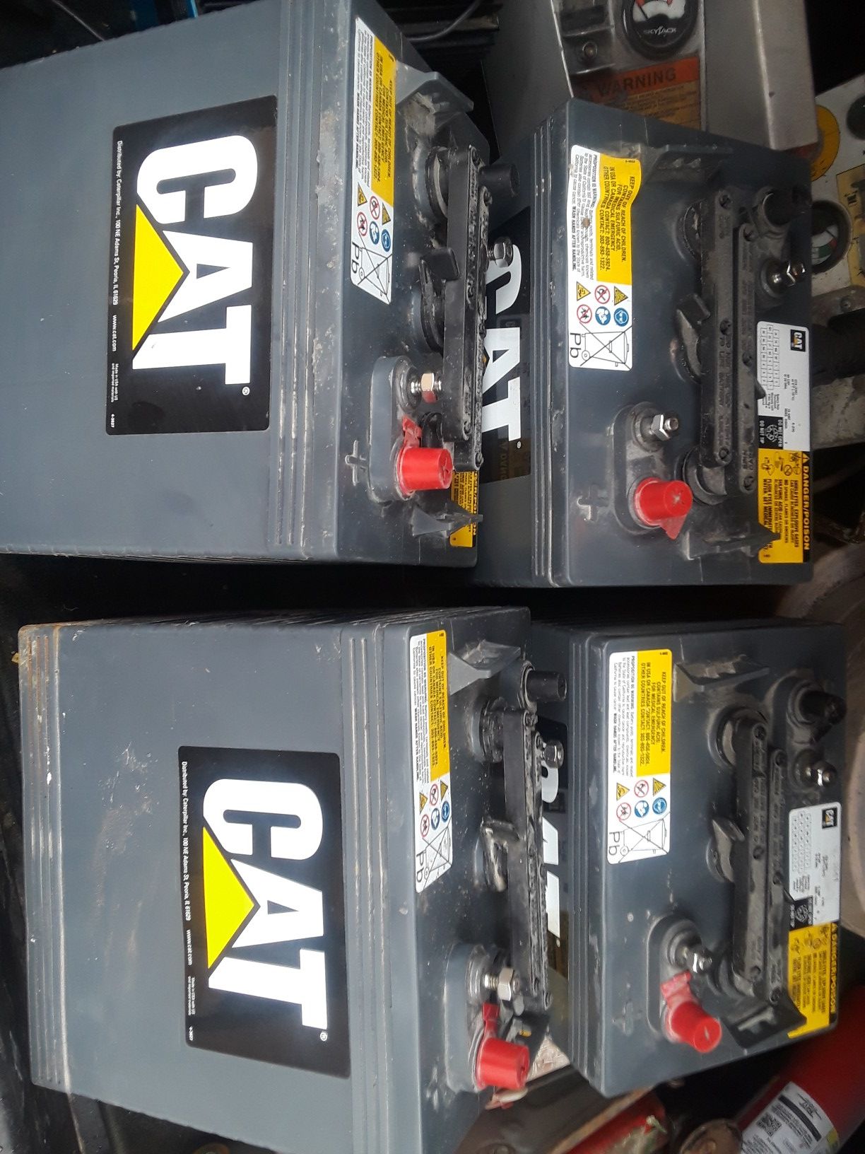 6v Caterpillar batteries for Sale in Tomball, TX - OfferUp