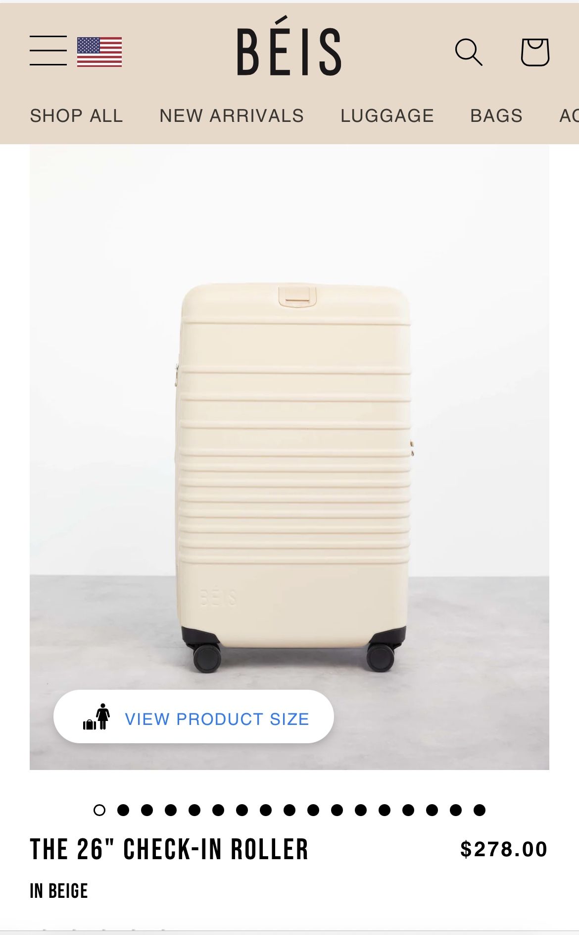 BEIS 26” Hard Case Checked Luggage for Sale in Scottsdale, AZ - OfferUp