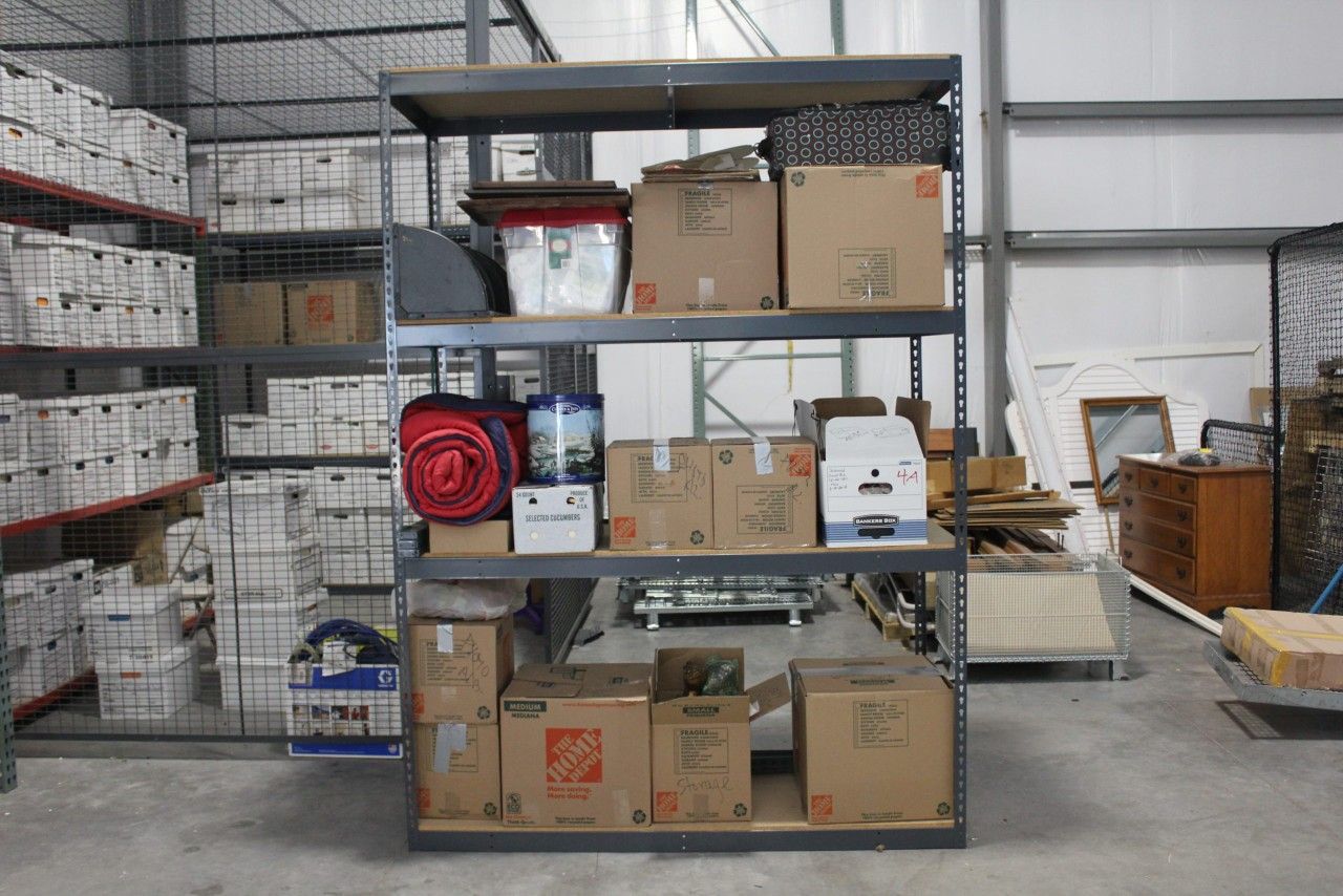 Warehouse Shelving 72 in W x 24 in D Boltless Industrial Storage Racks ...
