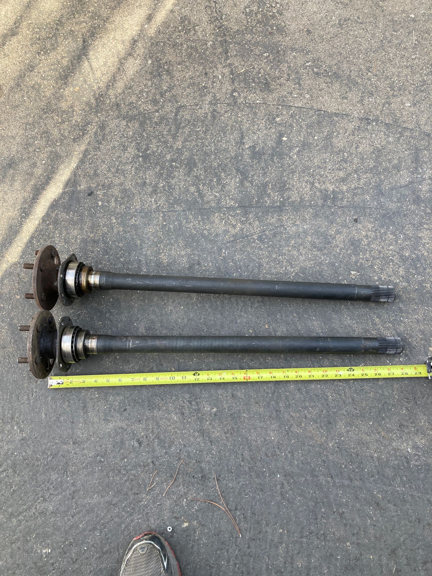 Small bolt pattern Mopar axles 8 3/4 rear end for a body duster demon ...