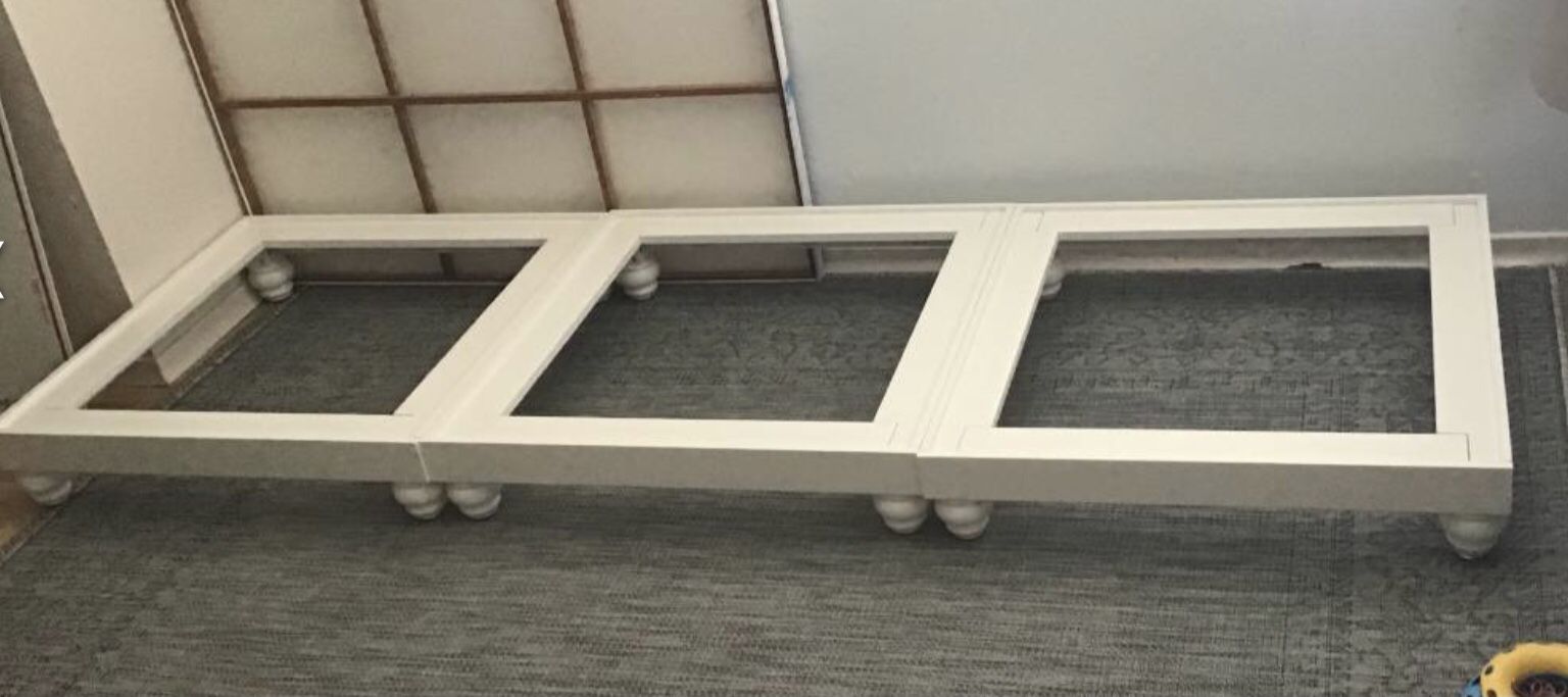 Pottery Barn (3) Pedestal Bases Cushy Couch . Retailed over $130 Each ...