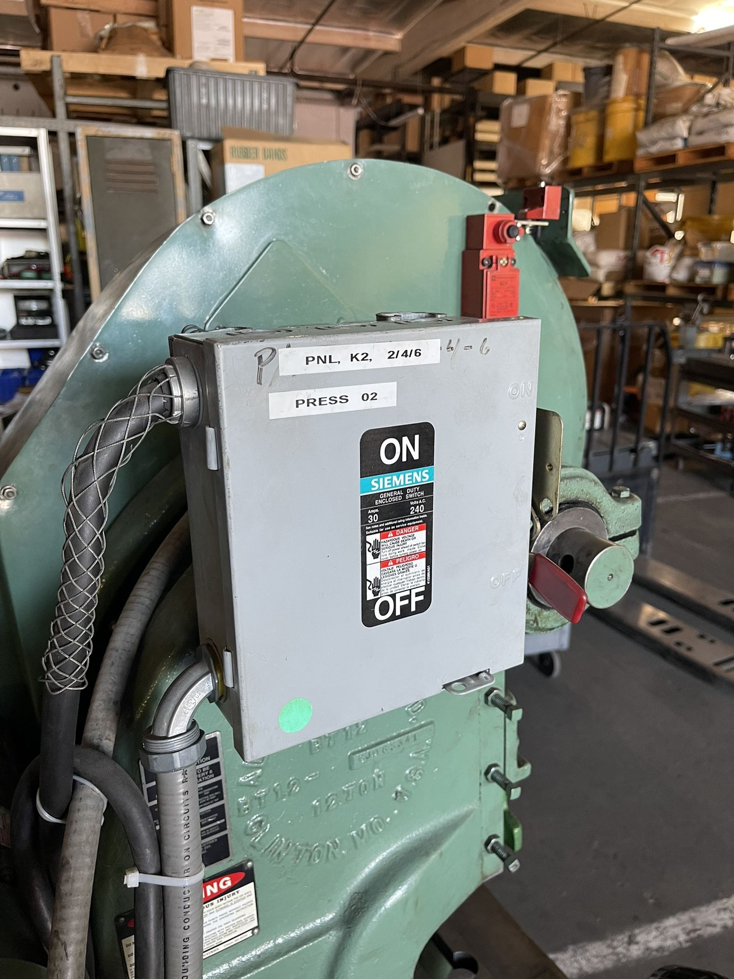 Obi Punch Press - 12 Ton - Alva Allen BT12 for Sale in South Gate, CA ...