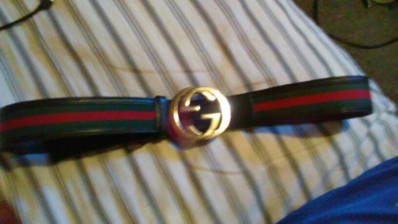 Real gucci belt serial #114984 525040 90 34 for Sale in Los Angeles, CA ...