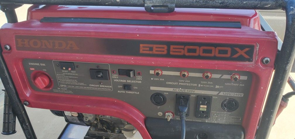 Honda EB5000X Generator for Sale in Rialto, CA - OfferUp