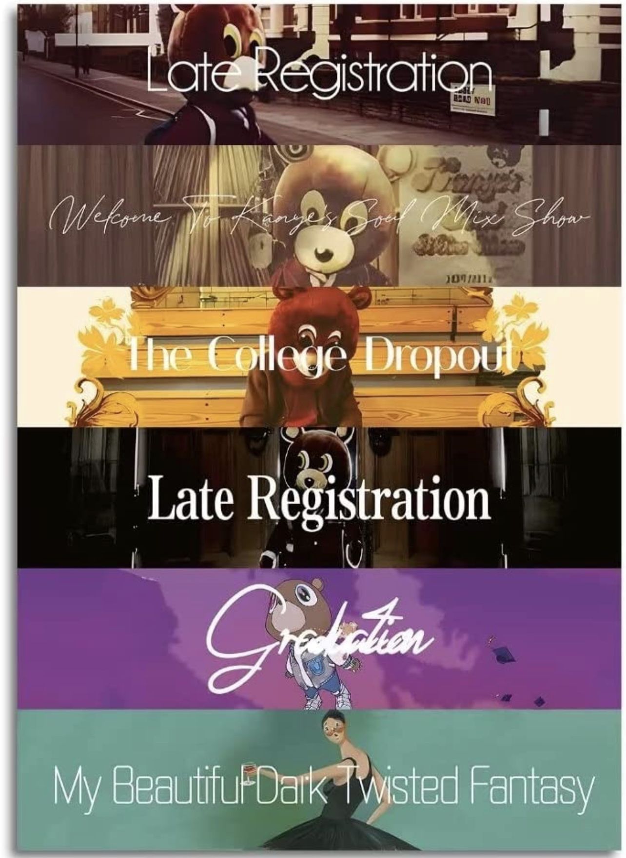 Kanye West Album Cover Late Registration