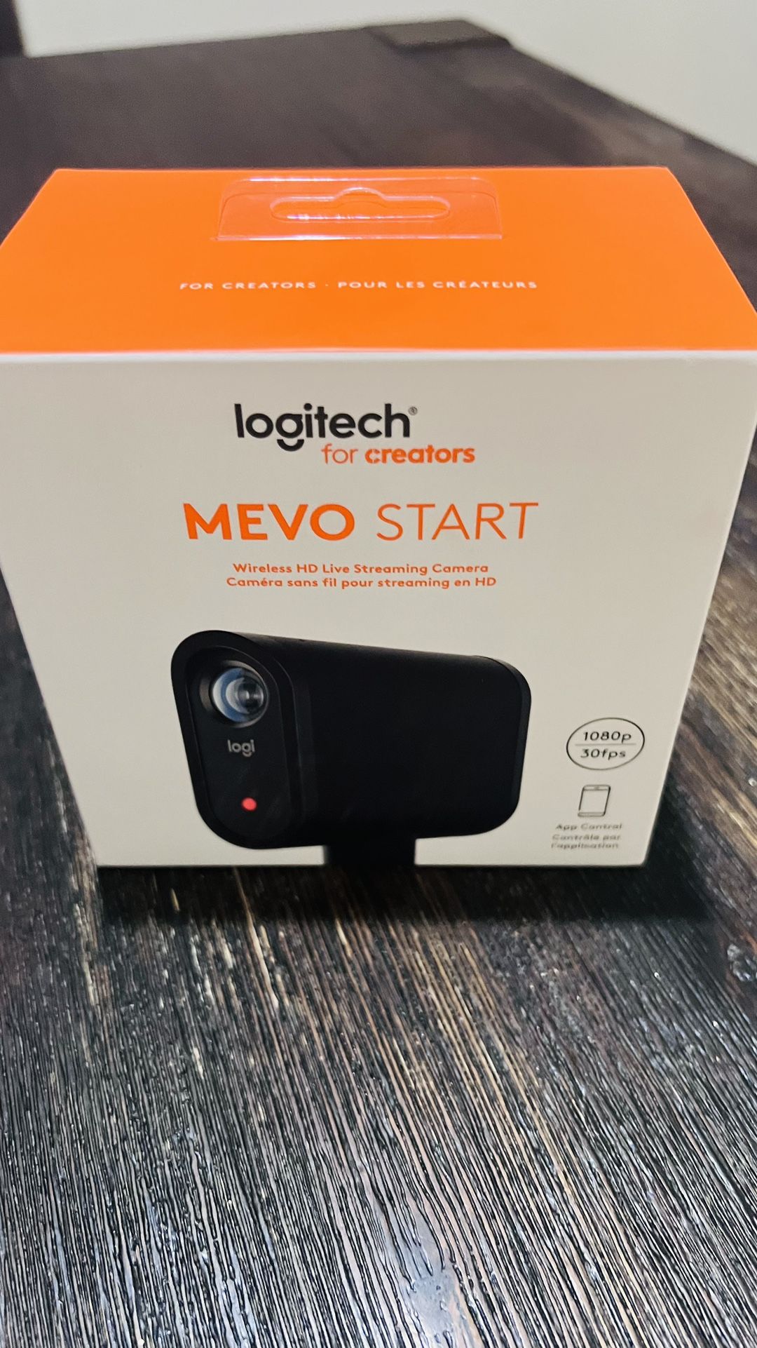 Logitech - Mevo Start Live Streaming HD Action Camera - Black for Sale ...