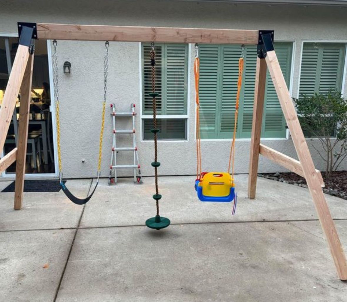 Heavy Duty Double or Triple custom Swing set for Sale in Elk Grove, CA ...