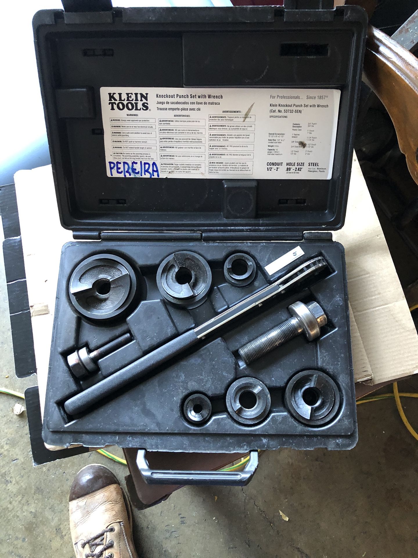 Klein Tools Knockout Punch Set for Sale in Newark, CA - OfferUp