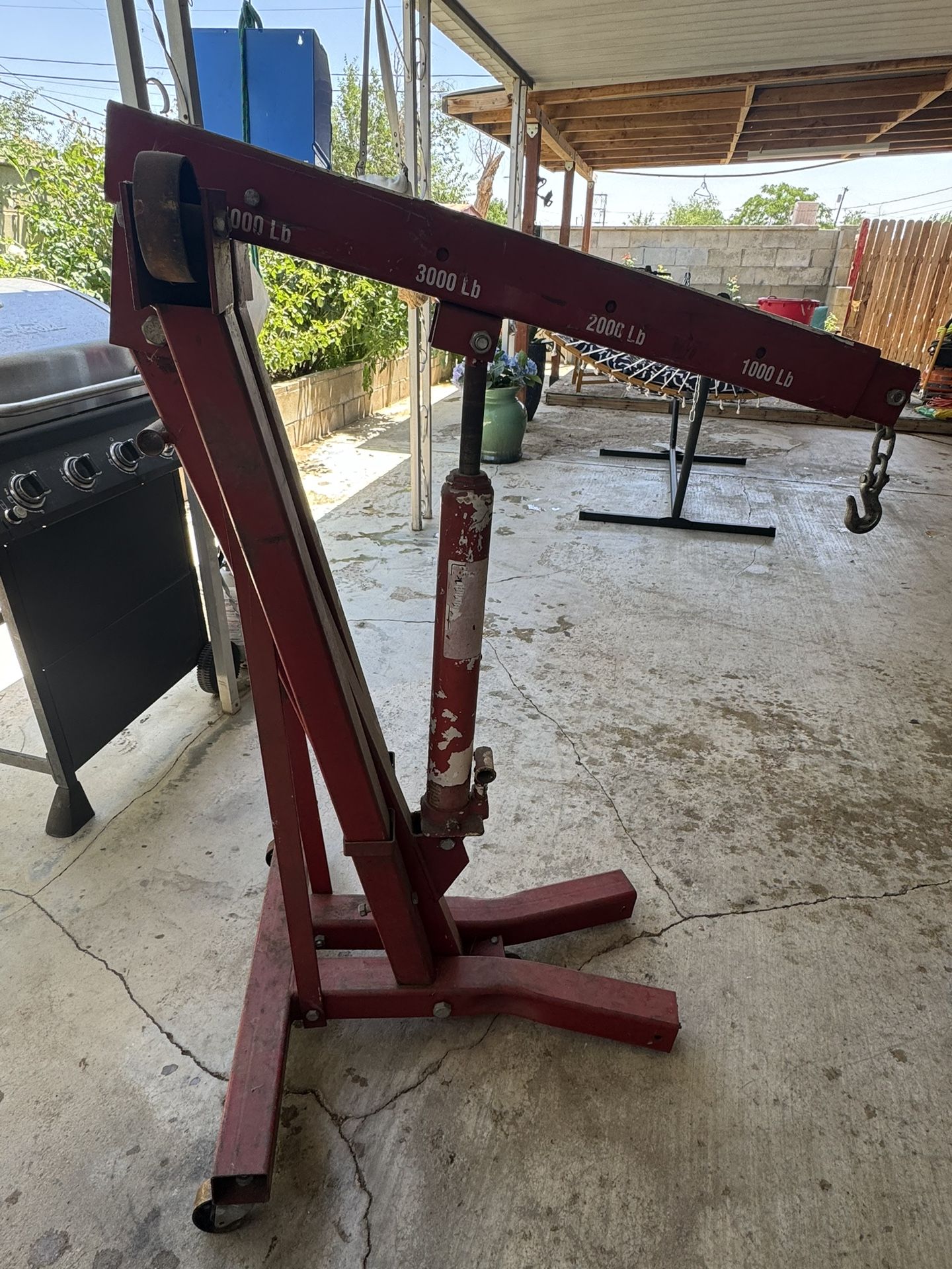 Arcan Carolina HX 14 4000lb Hydraulic Engine Hoist/Hydraulic Li for ...