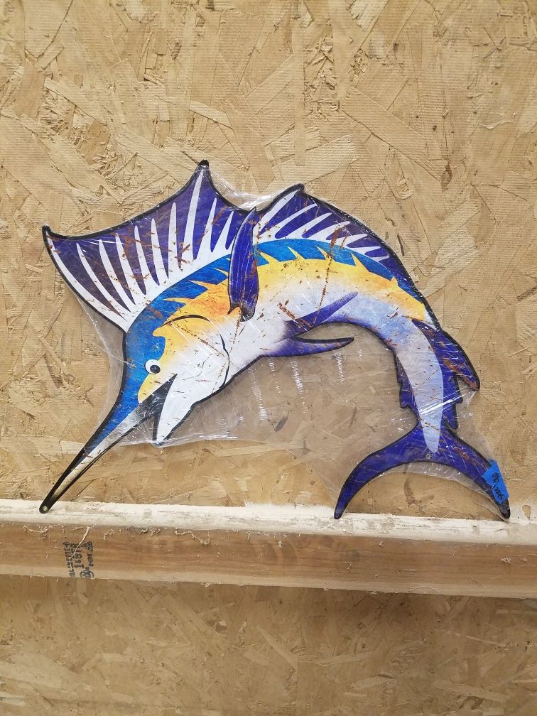 Huge sail fish marlin steel metal sign for Sale in Vancouver, WA - OfferUp