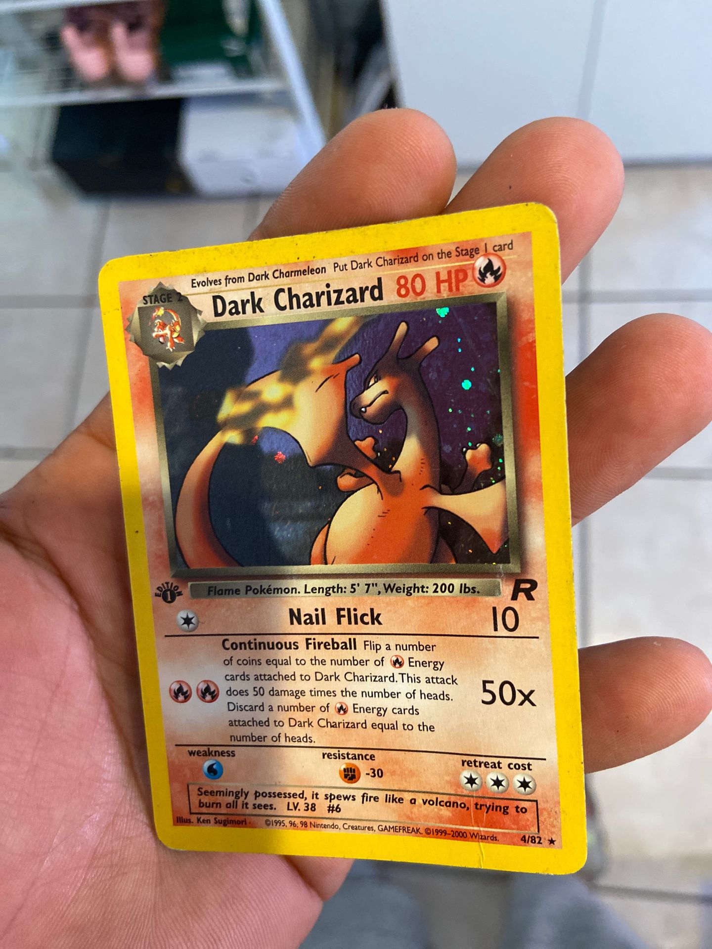 Dark Charizard Pokemon Card