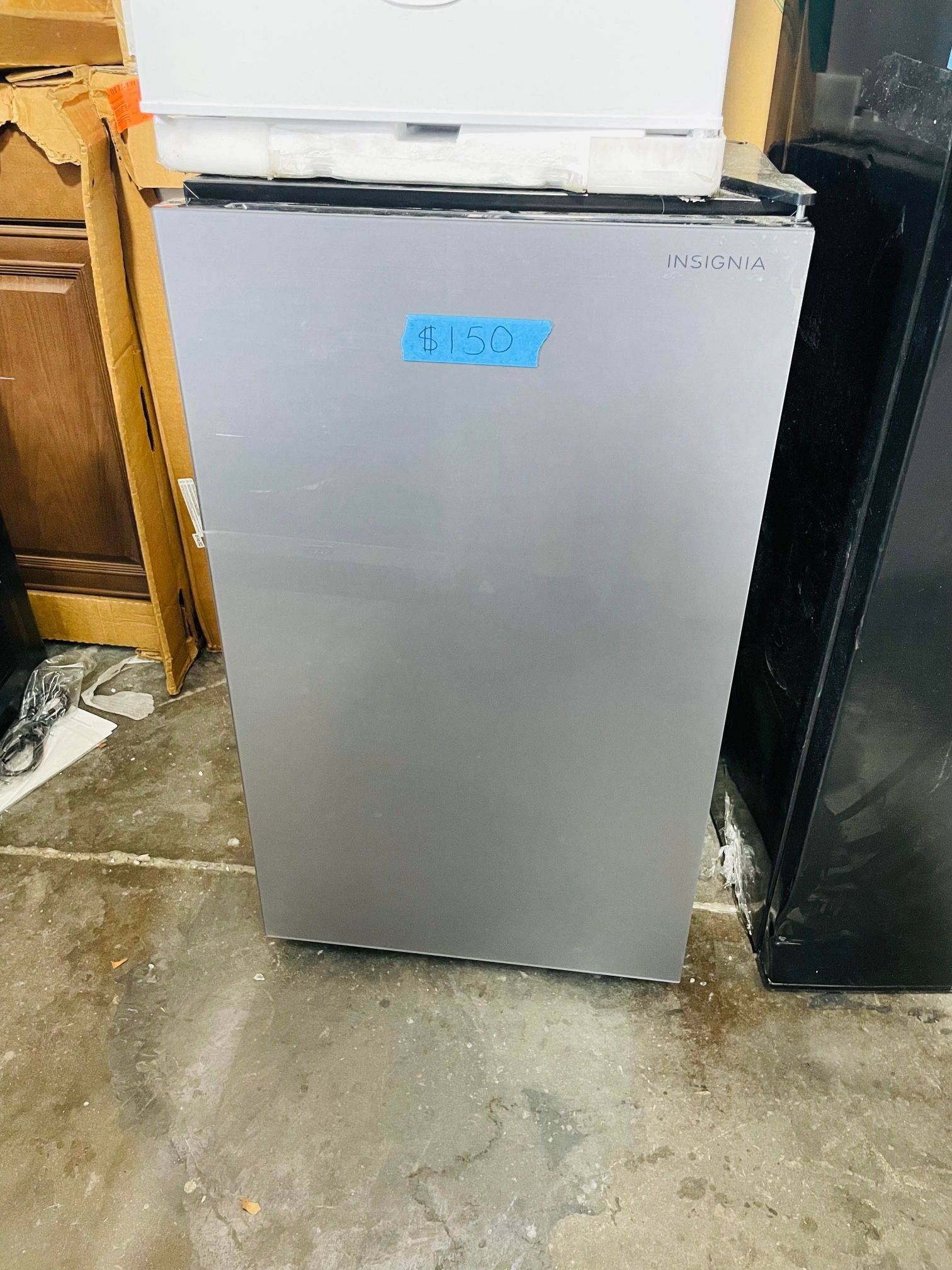 Silver Mini Fridge