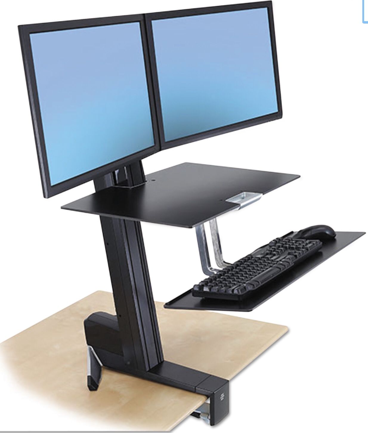 New!! Adjustable Desk, Dual Monitor,Deskstop,Workstation for Sale in ...