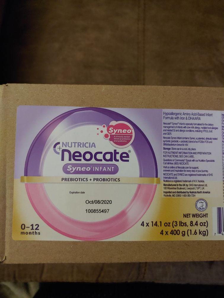 Brand NEW Neocate Syneo formula for Sale in Odessa, FL - OfferUp
