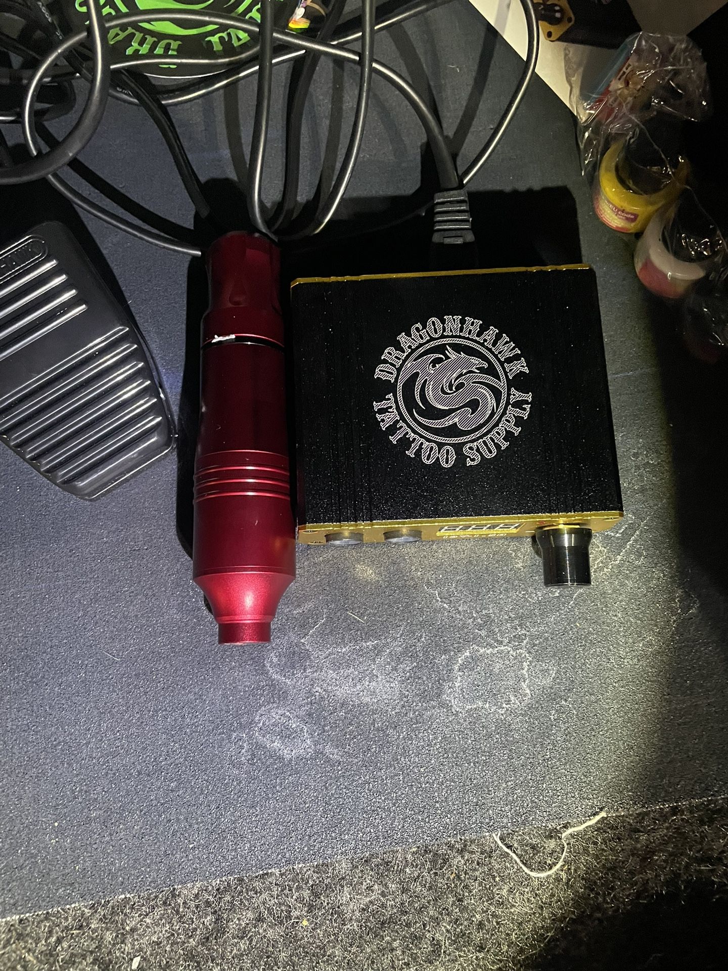 OPEN BOX BISHOP Rotary Packer Wand Tattoo Machine - 4.2 mmQ Mint NEVER ...