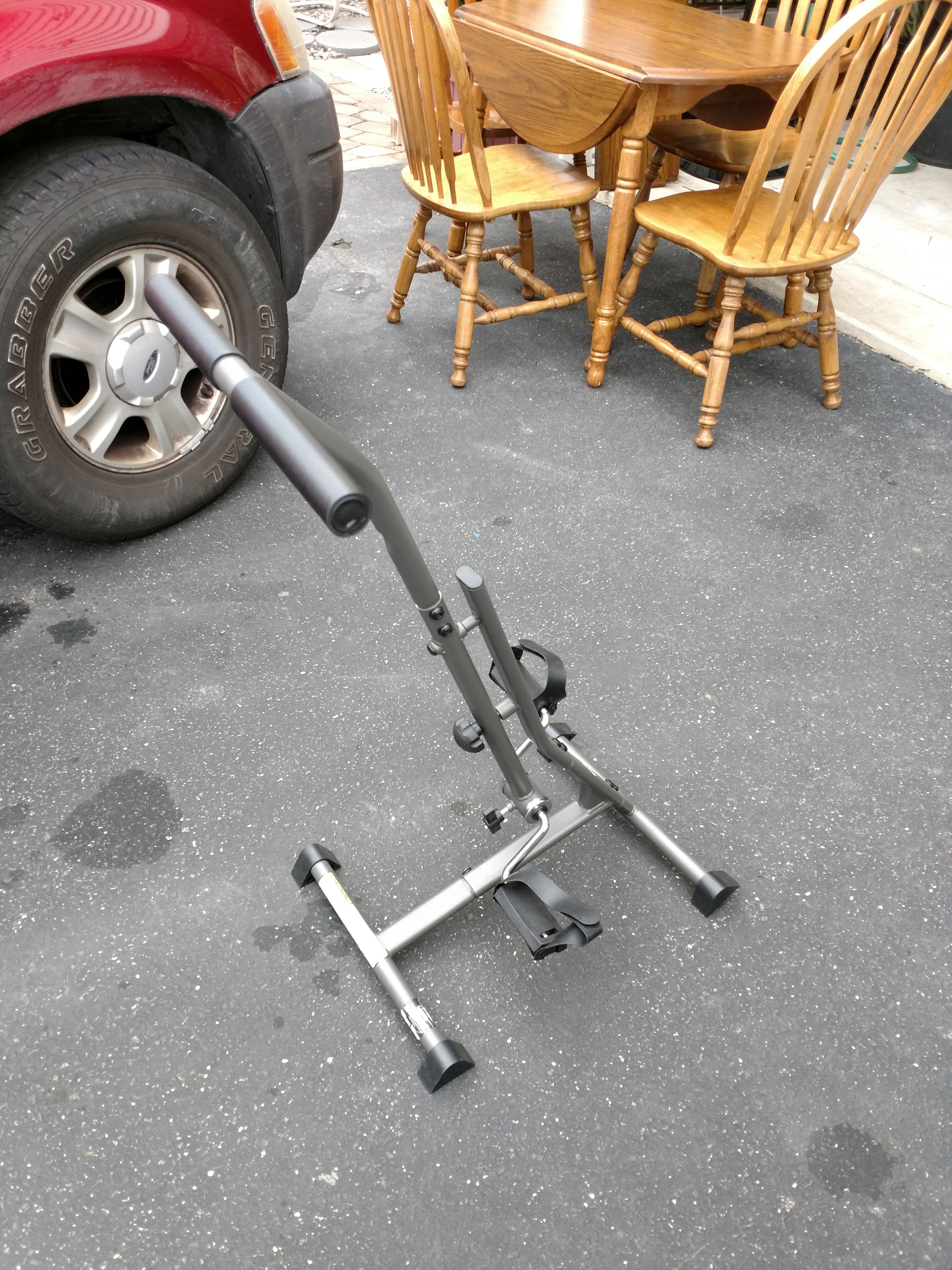 Sit In Chair And Bike