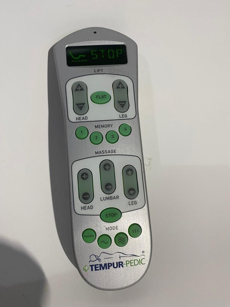 Tempur-Pedicic Tempur Ergo System Remote Model: 10003 RFREMS L008 for ...