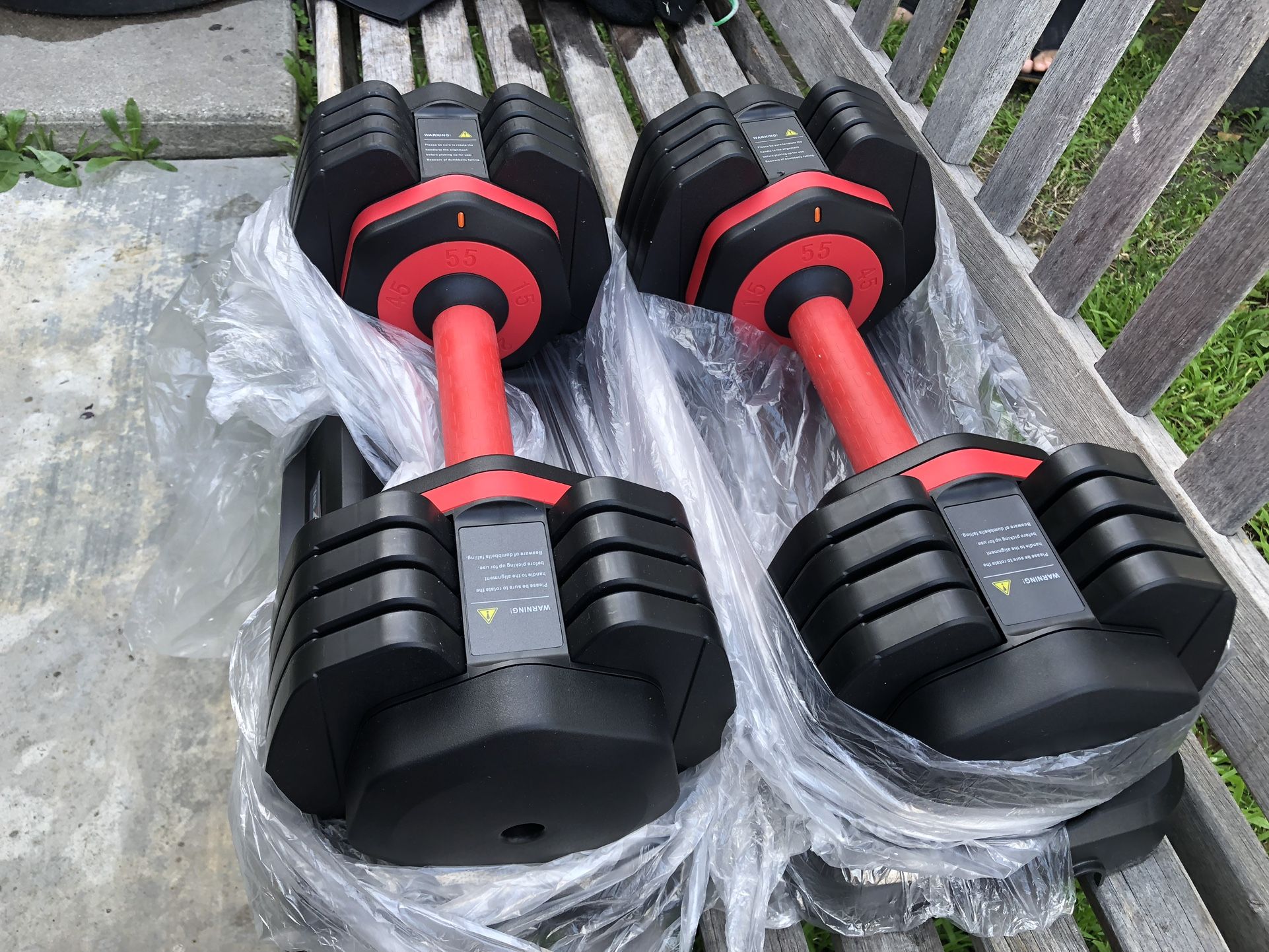 New 55lbs Adjustable Dumbbells for Sale in Fullerton, CA - OfferUp