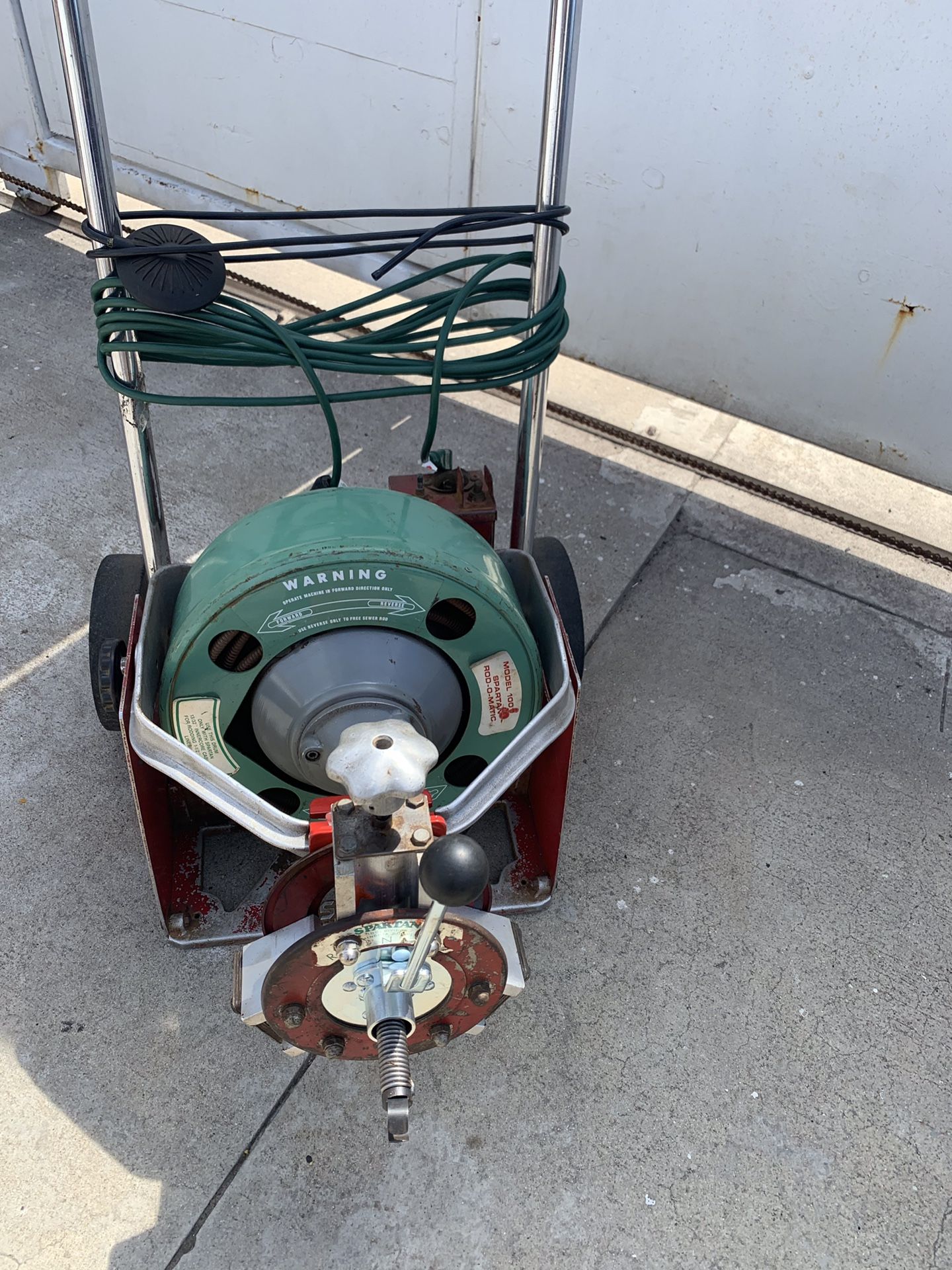 Spartan 1065 and Spartan 100 Drain Cleaner / Plumbers Snake for Sale in ...