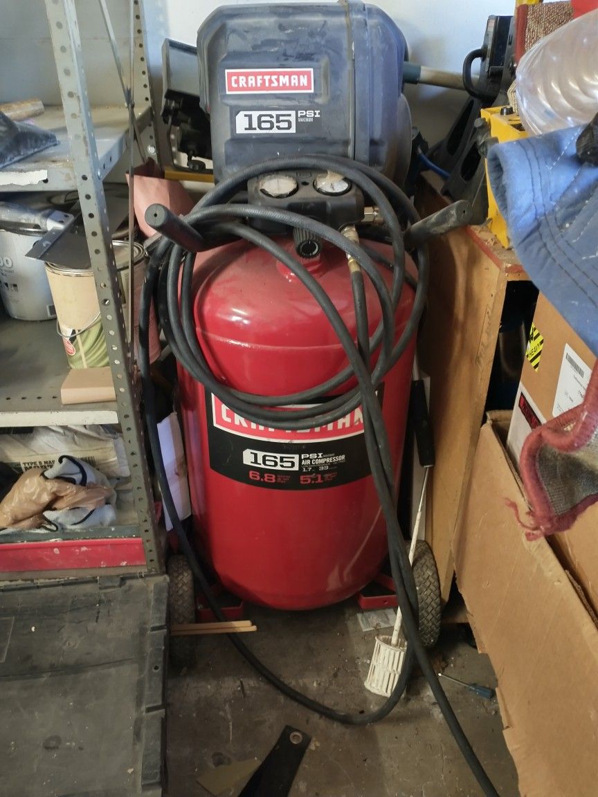 Craftsman 165 psi air compressor store