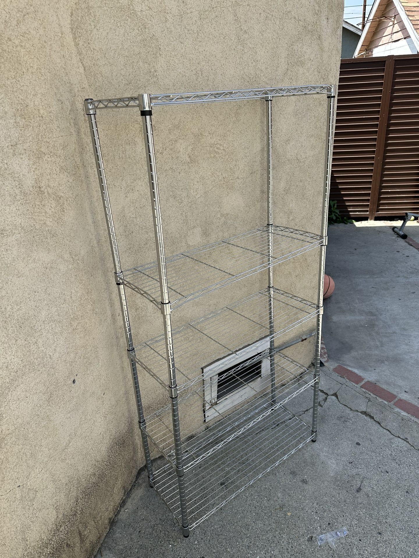 Shelf Chrome Wire Shelving Unit 14" x 36" x 72" for Sale in Windsor ...