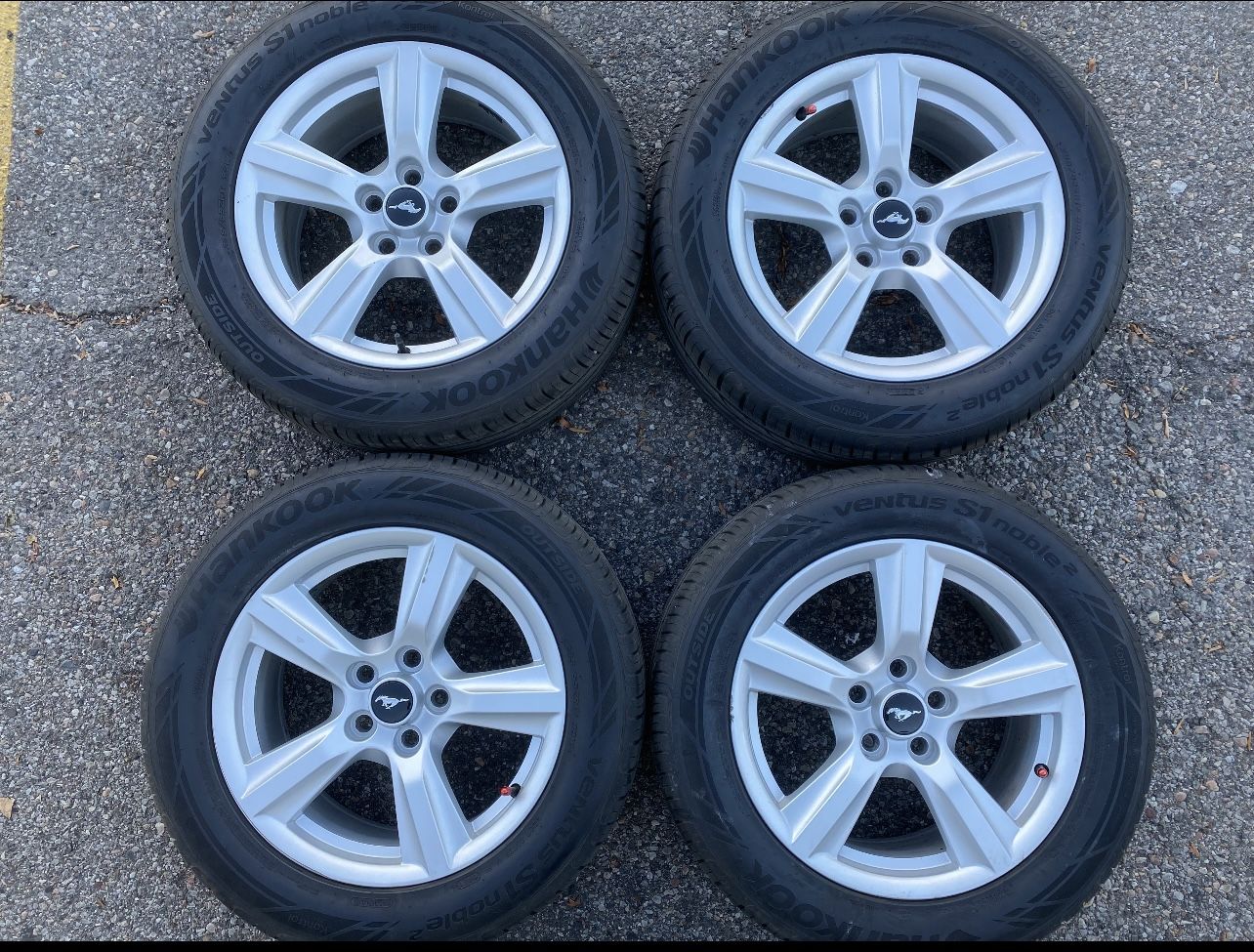 17” FORD MUSTANG CROWN VICTORIA EXPLORER WHEELS RIMS LIKE NEW TIRES WE ...