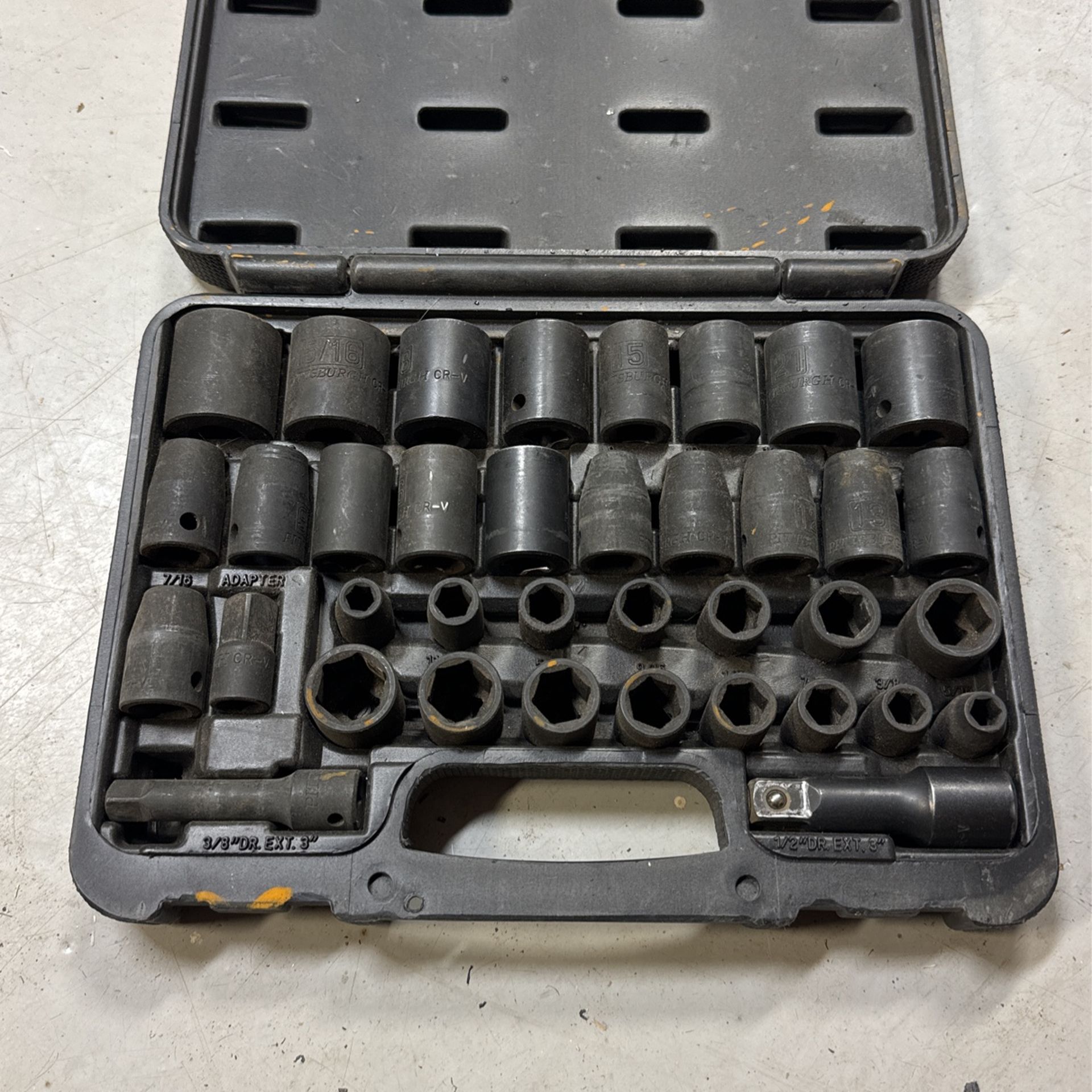 Harbor Freight Pittsburgh 37 Piece Impact Socket Set for Sale in Lake ...