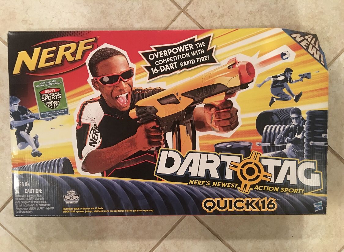 Nerf Dart Tag Quick 16 Blaster
