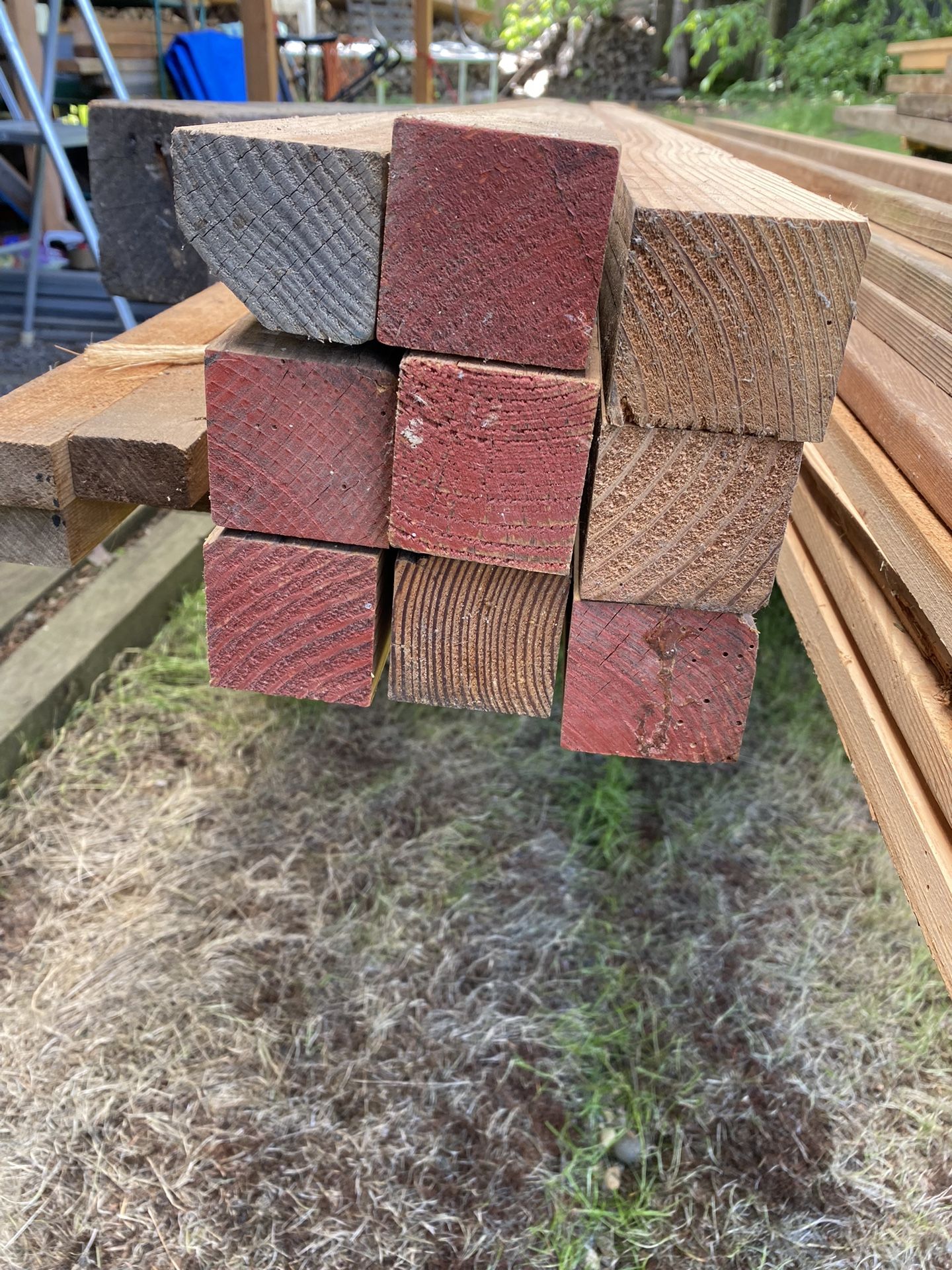 Fir Timbers 2.25” x 2.25” Timbers, 5@8’ and 4@10’ for Sale in Bothell ...