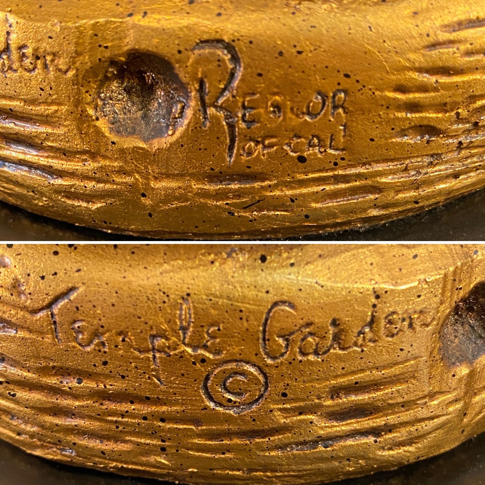 Rare Mid Century Modern Gold Chinoiserie Table Lamp by Reglor of ...