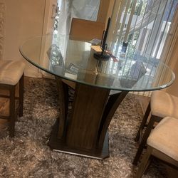 Used glass dining tables for sale store