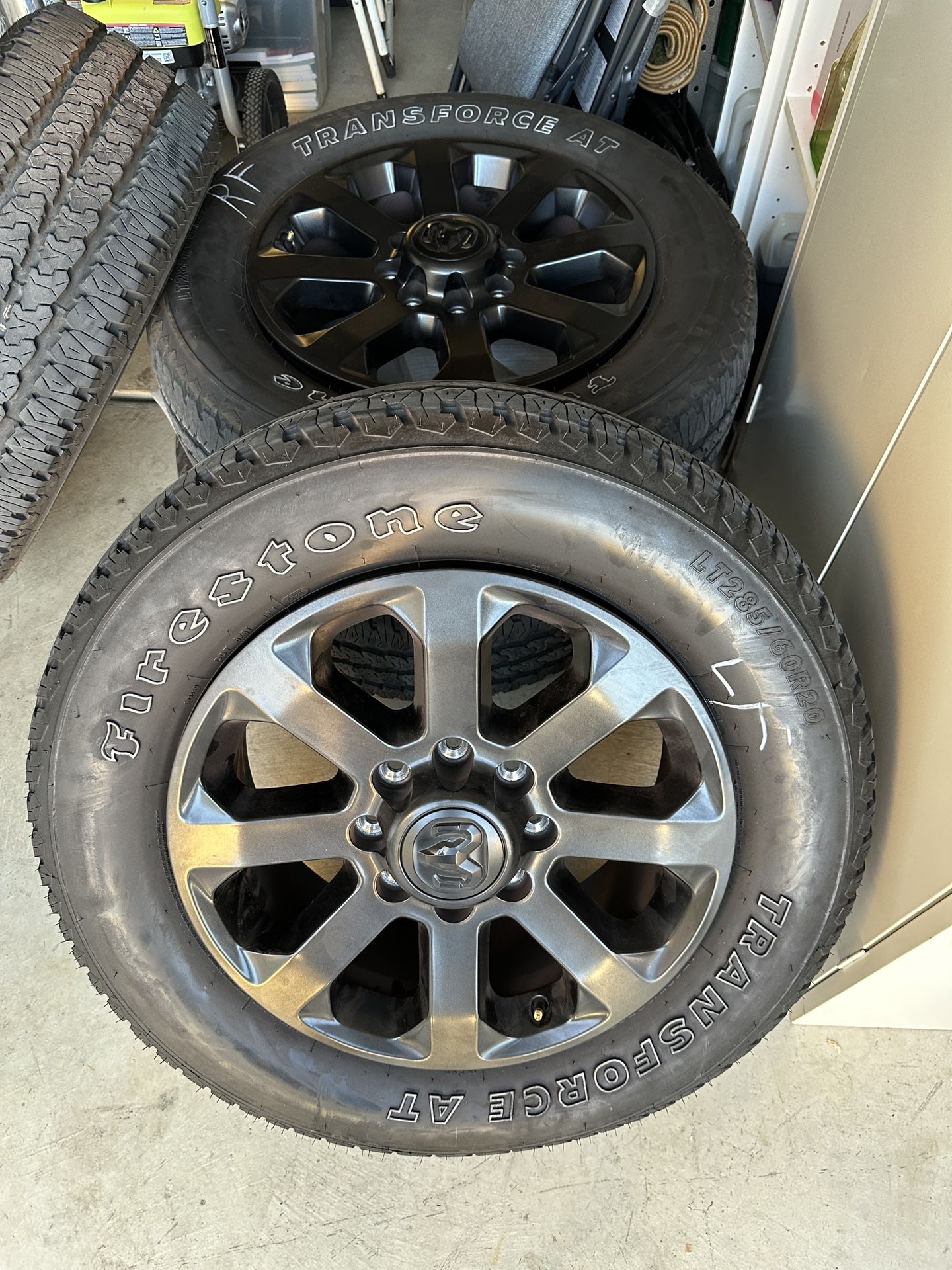 Ram 2500 20 Inch Wheels And Tire Stock Night Edition Black Rims for ...