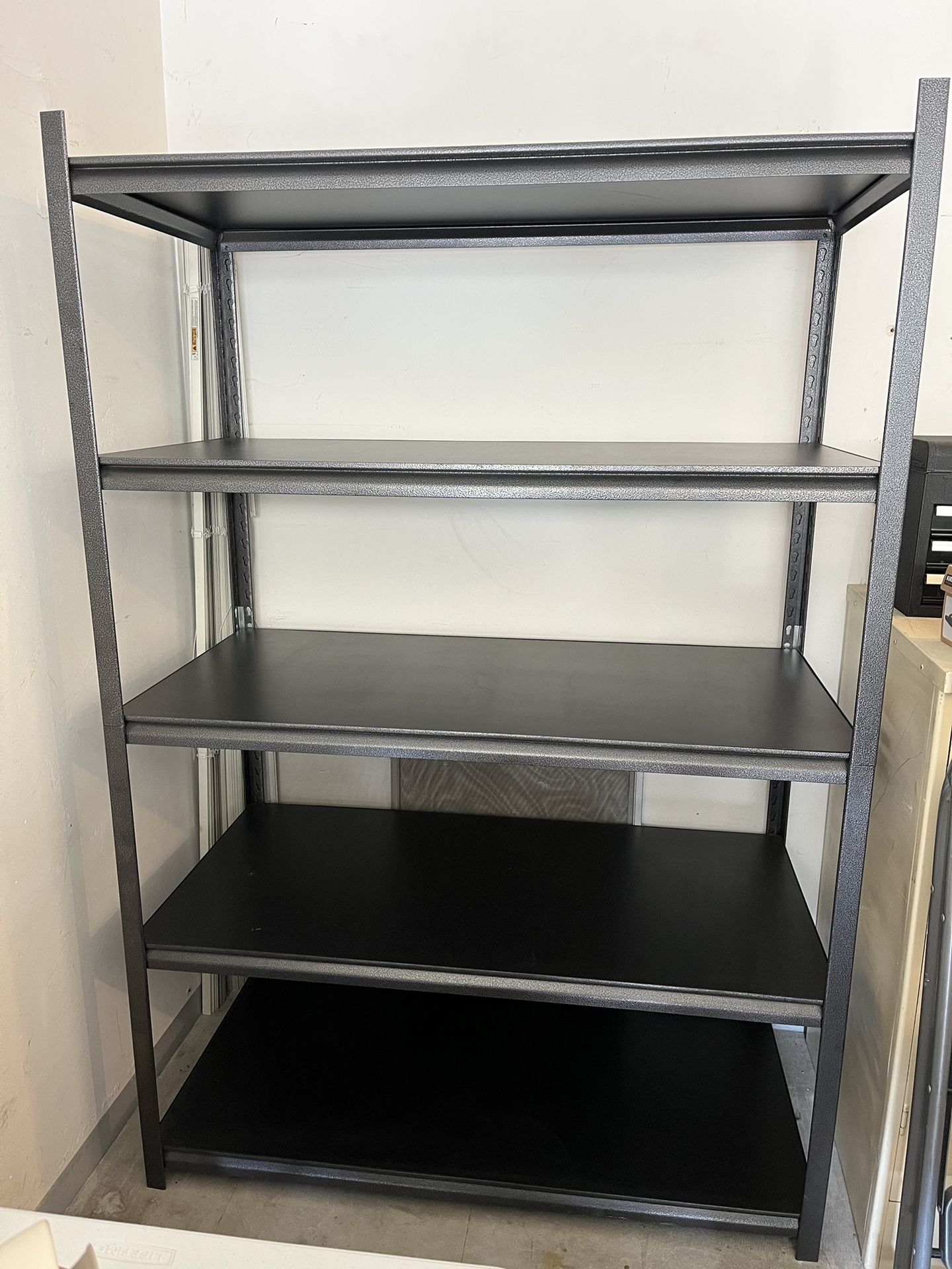 *PENDING PICK UP* Great Condition Heavy Garage Shelves / Shelving Unit ...