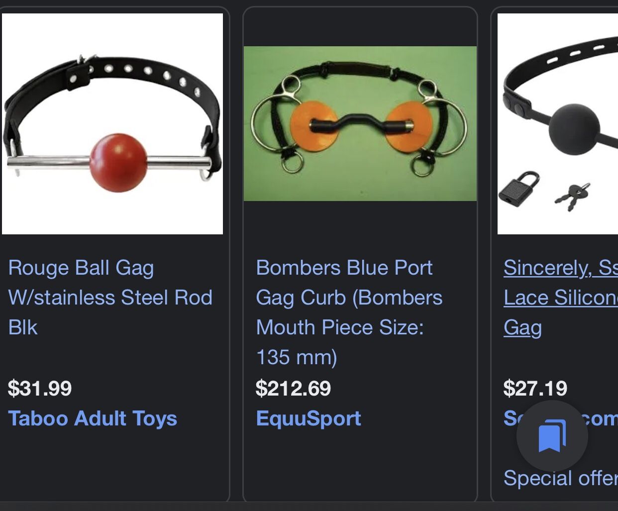 Faux Leather Black Mouth Ball Gag W/solid Silicone Ball On Movable ...
