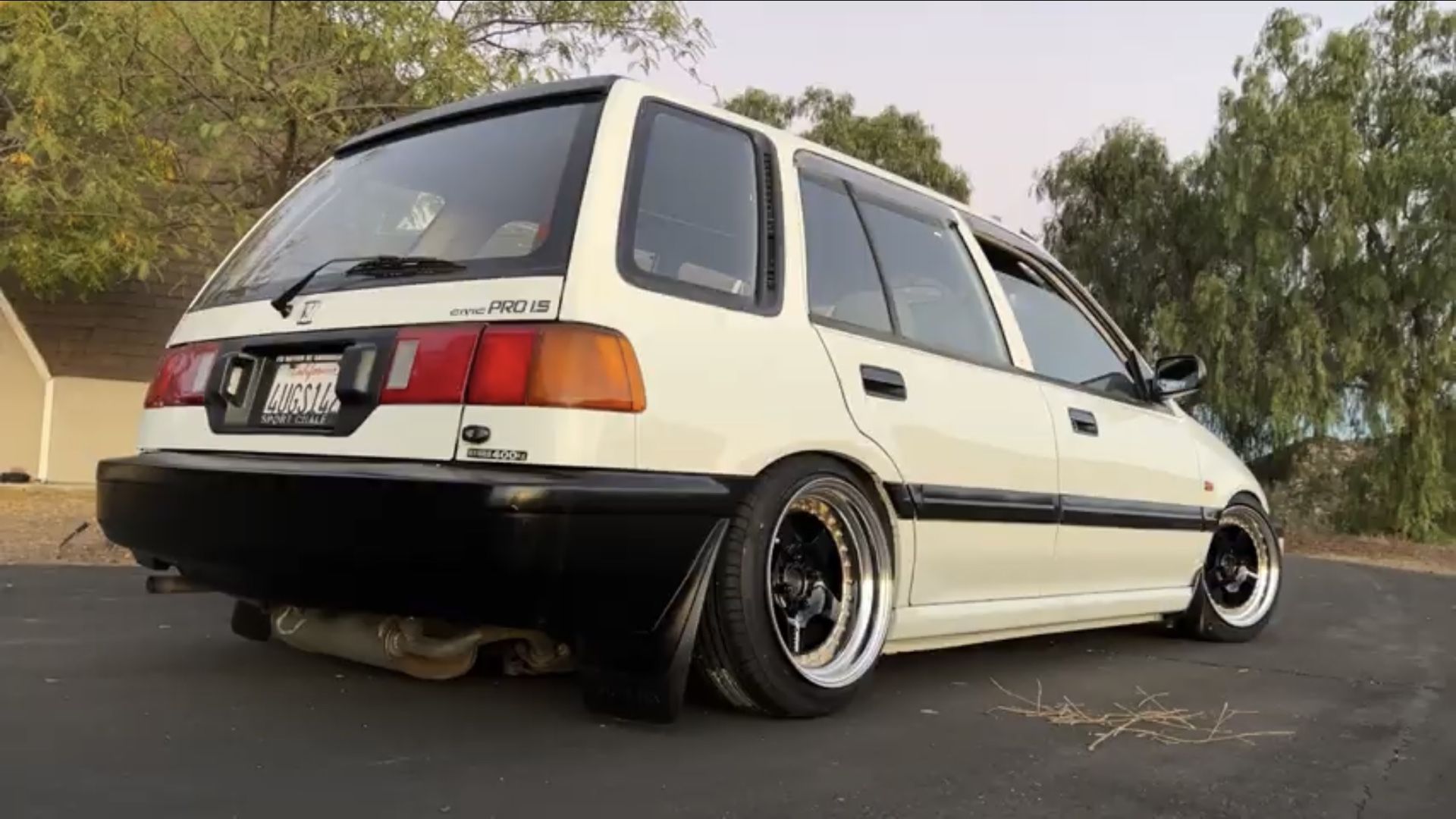Slammed Civic Wagon