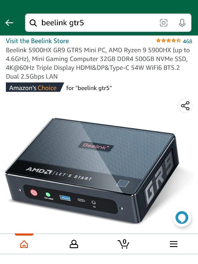 Win 11mini PC- AMD RYZEN 9 5900, 32GB MEMORY, 500GB SSD HD for Sale in ...