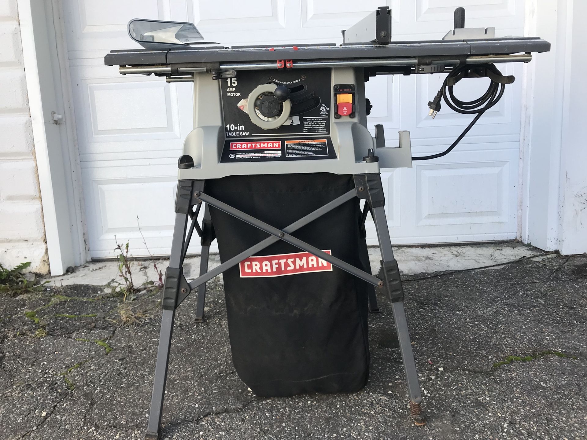 Craftsman Portable Table Saw